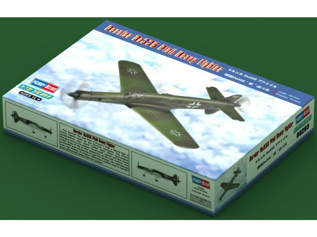 Hobbyboss - Dornier Do 355 Pfeil, Luftwaffe, 1/72 - Vojenskemodely.cz ...