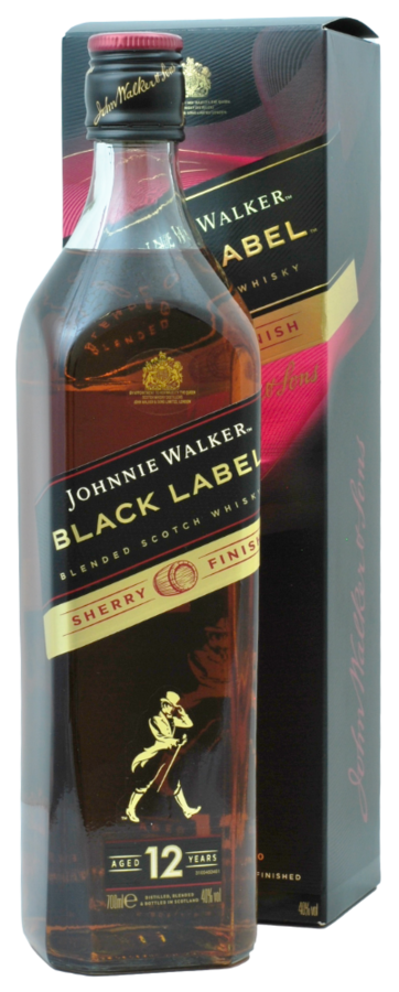 Johnnie Walker Black Label Sherry Finish 12YO 40% 0,7l - Walper drinks