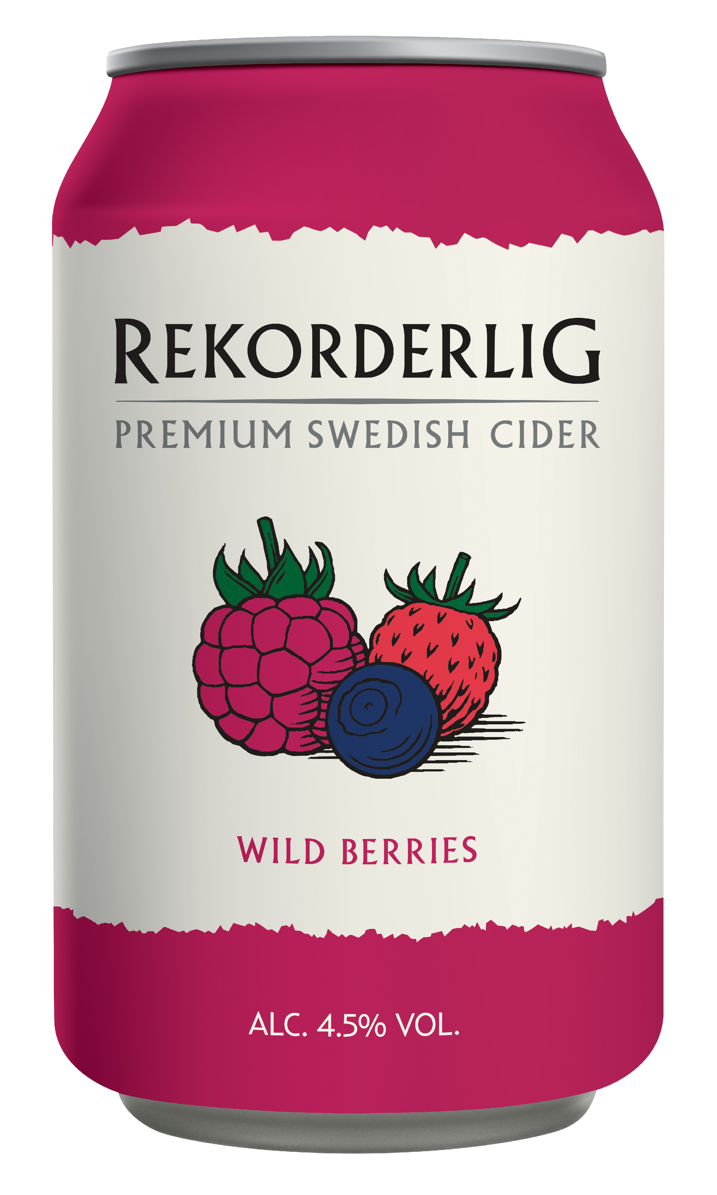 Rekorderlig Cider Wild Berries, plech, 24x 0,33l - Winehouse.cz