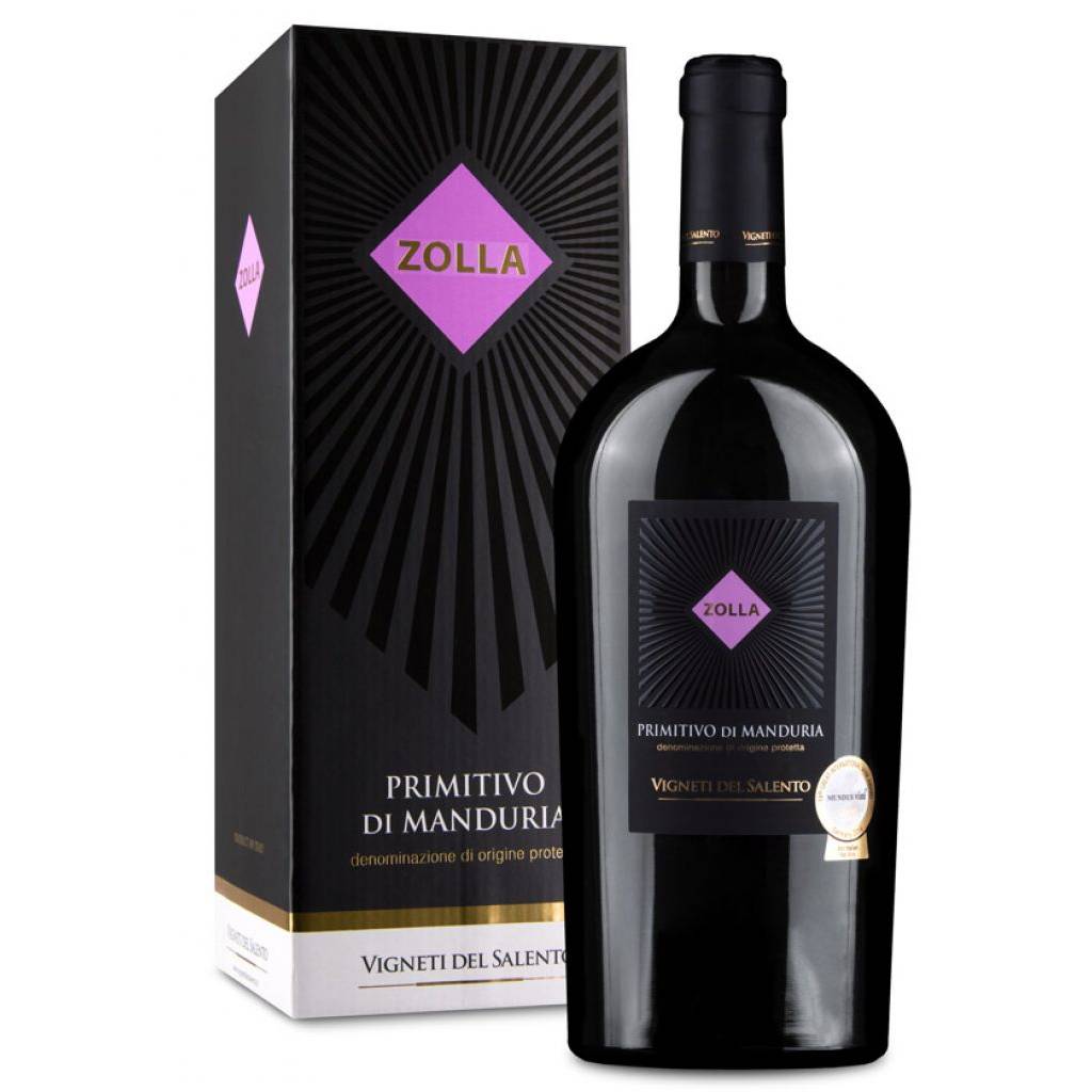 Primitivo di Manduria ZOLLA - Vigneti del Salento 2020, MAGNUM, 1,5l ...