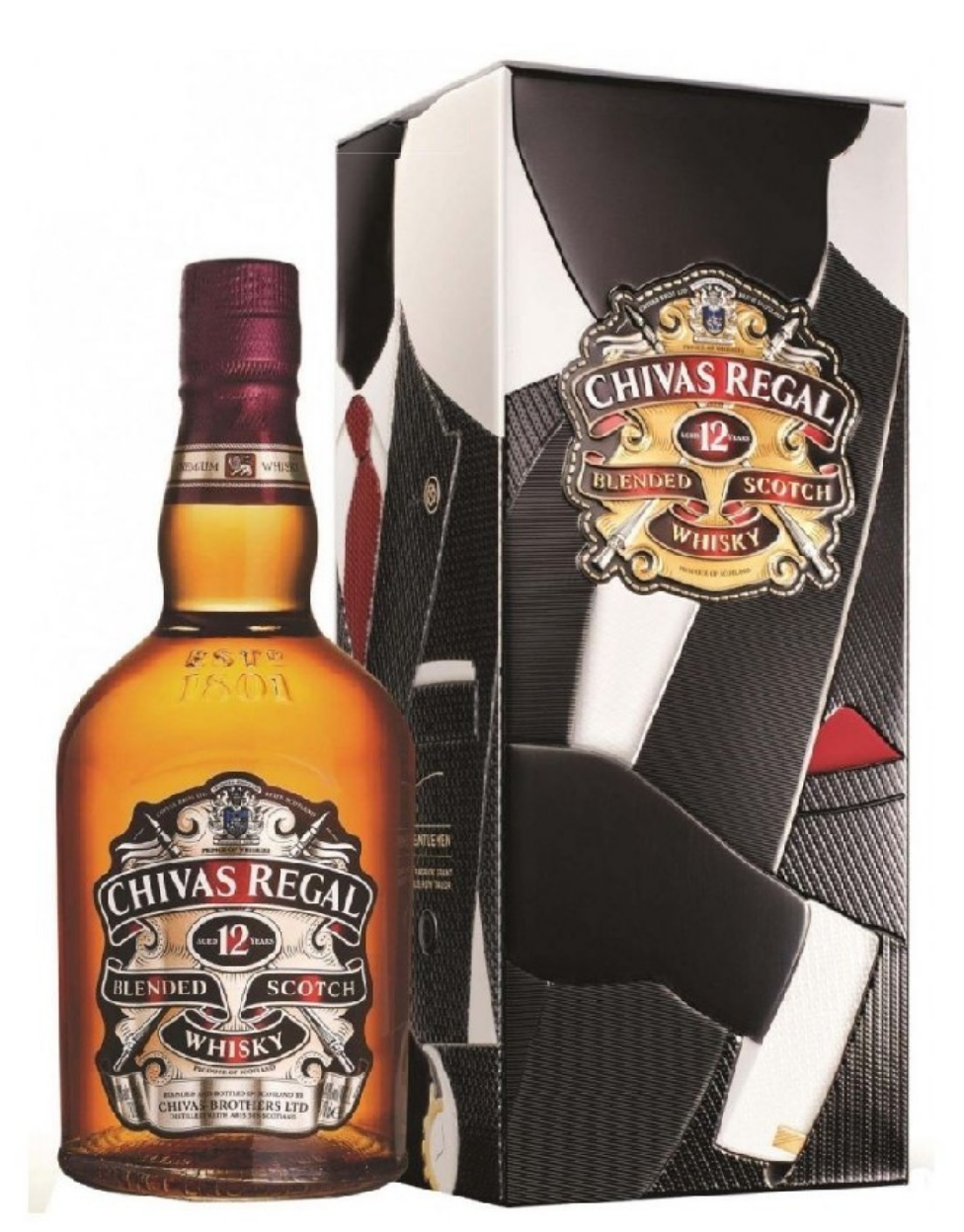 Chivas Regal 12 YO, 2013, Tin box, 40%, 0,7l - Winehouse.cz