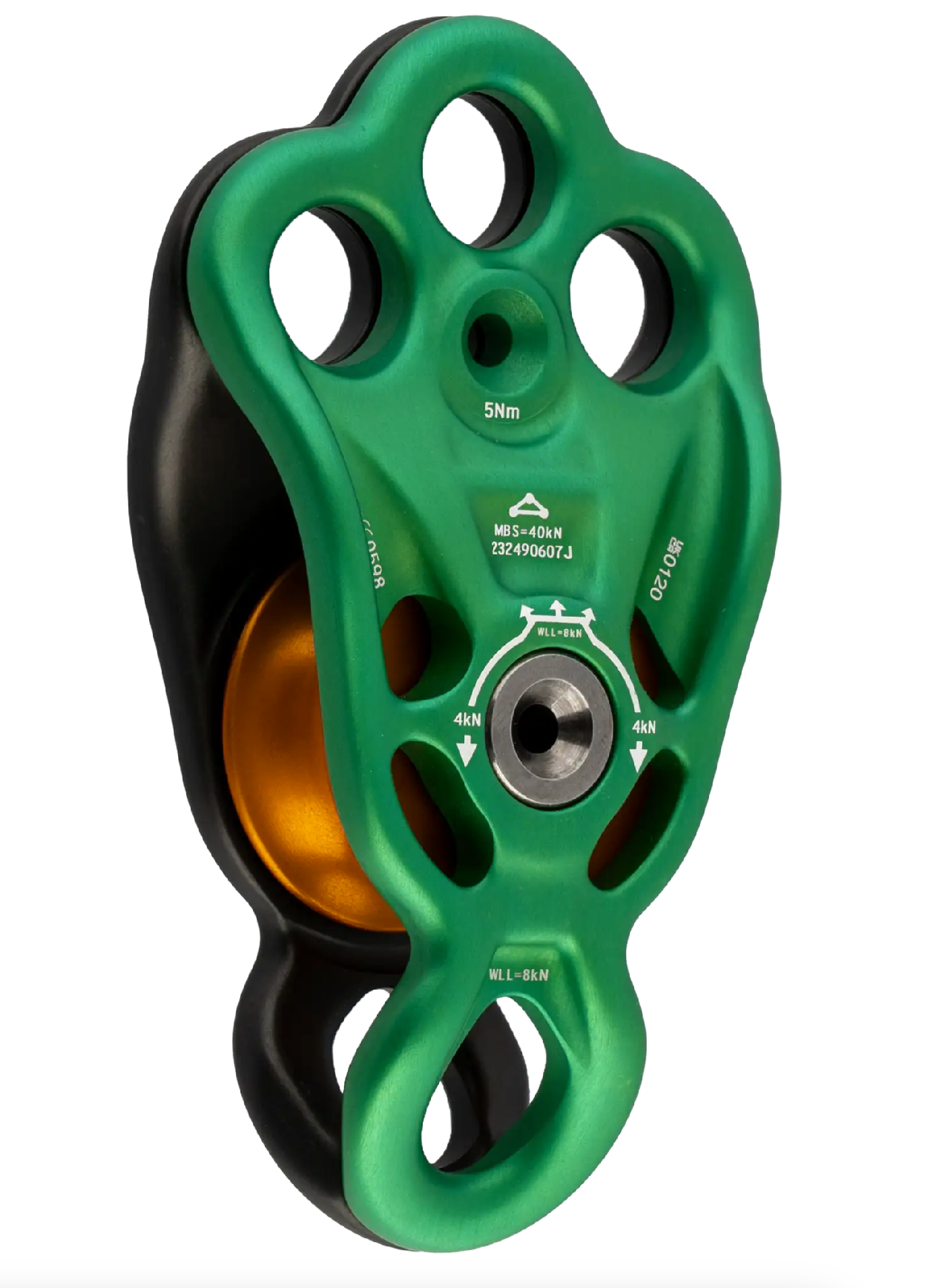 DMM kladka Rigger Becket Green/Matt Grey - worksafety.cz