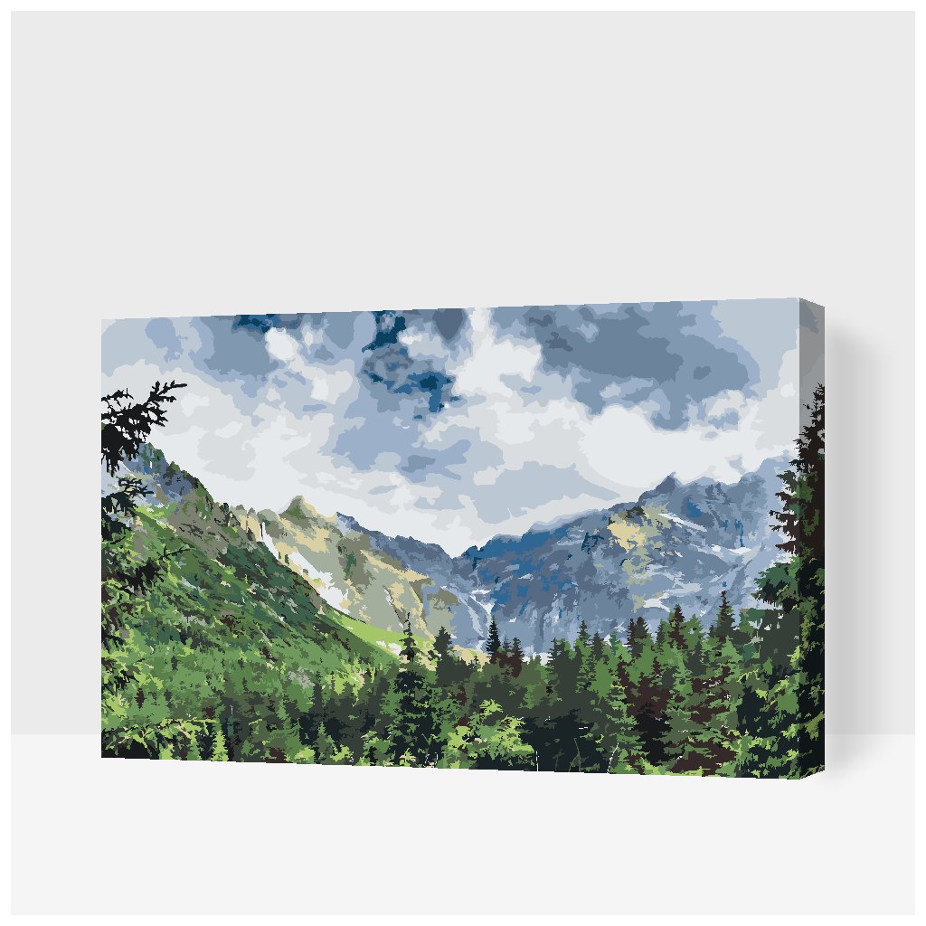 Malowanie po numerach - Wysokie Tatry 2 - Wymalujtosam.pl Malowanie po numerach - Wysokie Tatry 2 - Wymalujtosam.pl