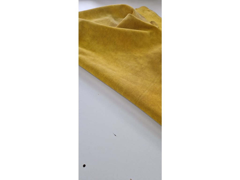 Velur hořčicový - Yary Fashion