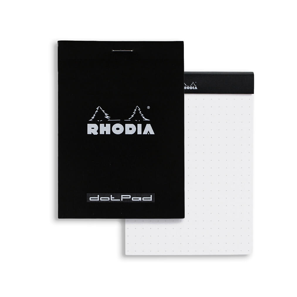 Blok Rhodia N°12 černý 8,5x12 - tečkovaný - Yuppi