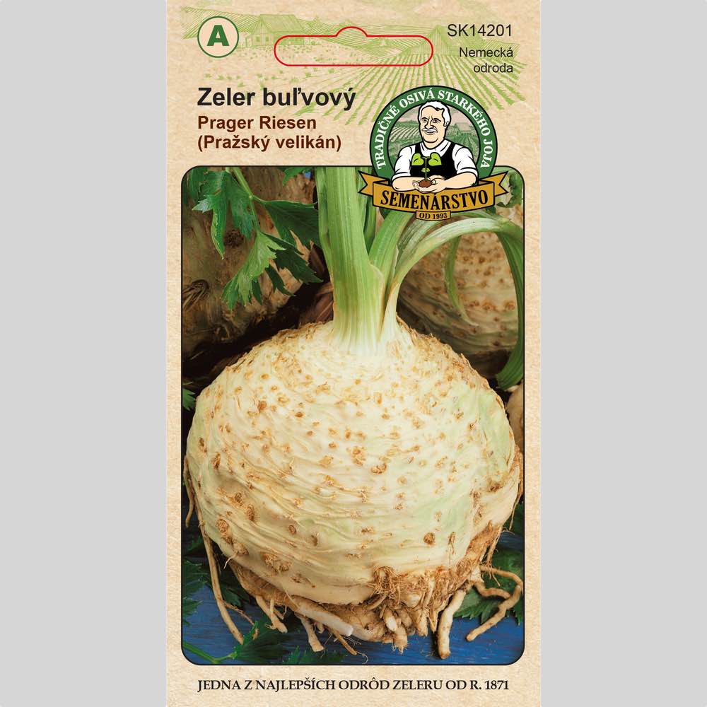 TRADIČNÉ OSIVÁ - ZELER BUĽVOVÝ - PRAŽSKÝ VELIKÁN l Semená - zelenina l Plantex