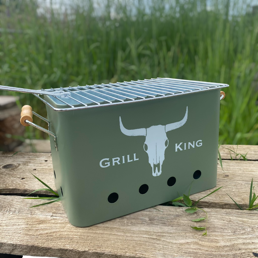 BBQ - PRENOSNÝ GRIL NA DREVENÉ UHLIE l Grilovanie, ohniská l Plantex