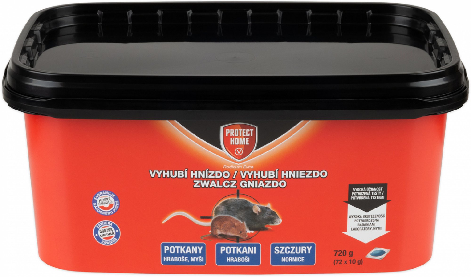 Rodenticid Rodicum Extra 720g měkká návnada PROTECT HOME - ZahradaRyhos.cz