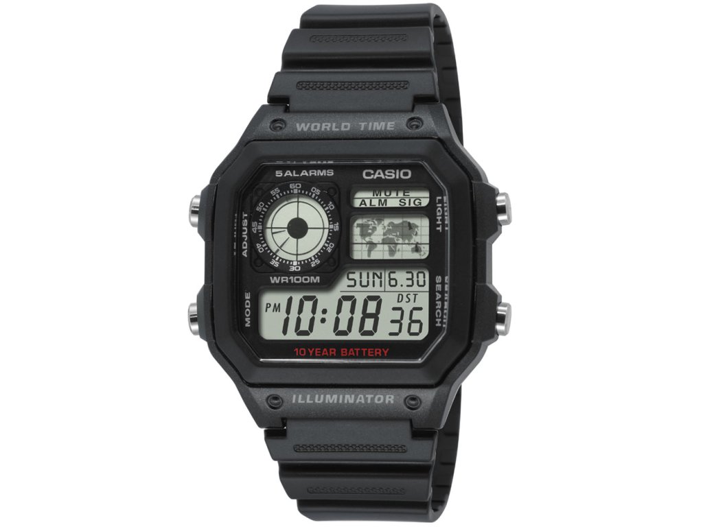 Casio AE-1200WH-1AVEF Collection - Žilka hodinky
