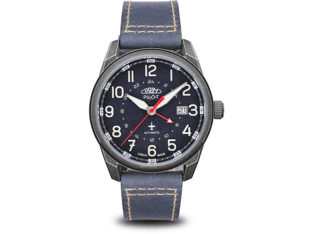 PRIM Pilot Dual Time - B W91P.13225.B ⇒ 16 490 Kč - Pánské hodinky | ZilkaHodinky.cz