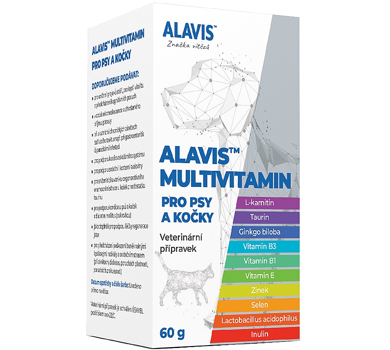 ALAVIS Multivitamín 60g | ZooAqua, s.r.o
