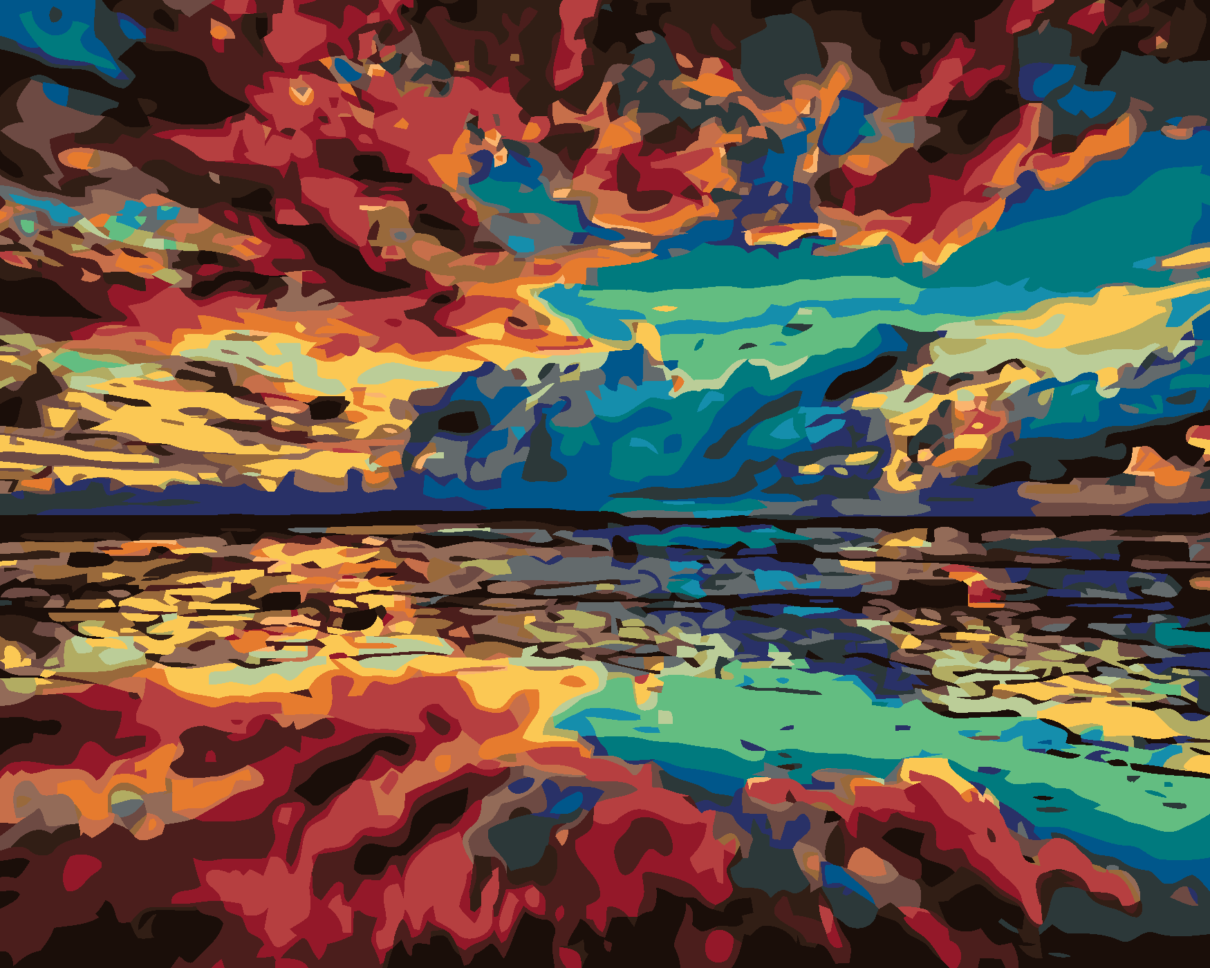 Maľovanie podľa čísel - FAREBNÁ KRÁSA - ZUTY