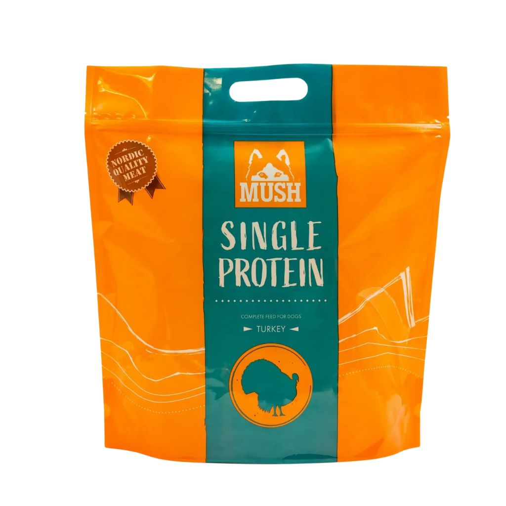 MUSH® Single Protein kompletné BARF menu 2 kg - morčacie - Zuzalo.sk