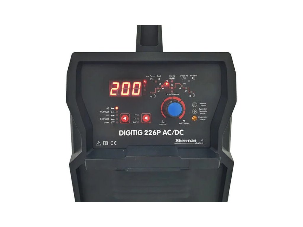 Pulzná zváračka Sherman DIGITIG AC/DC 226P | ZVARSI.SK