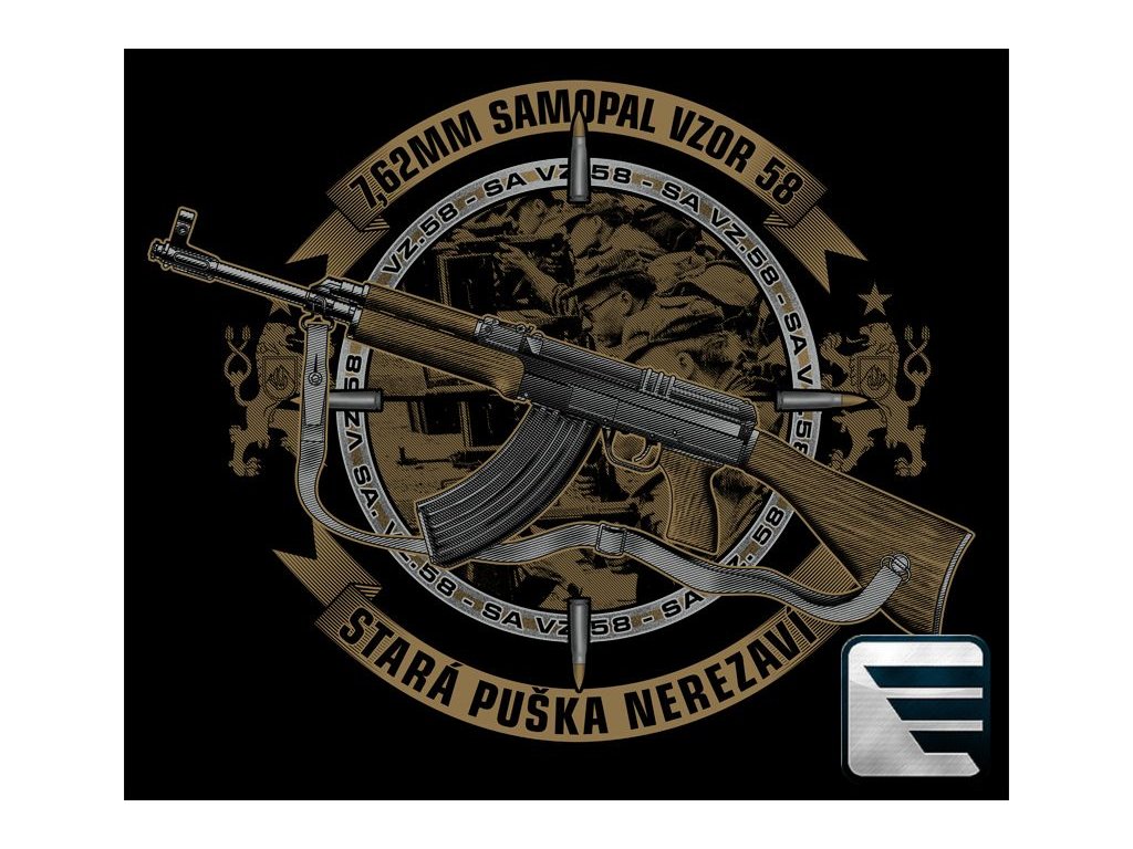 Mars&Arms triko SA VZ.58 - Stará puška nerezaví | ☀️ Zbraně a střelivo ...