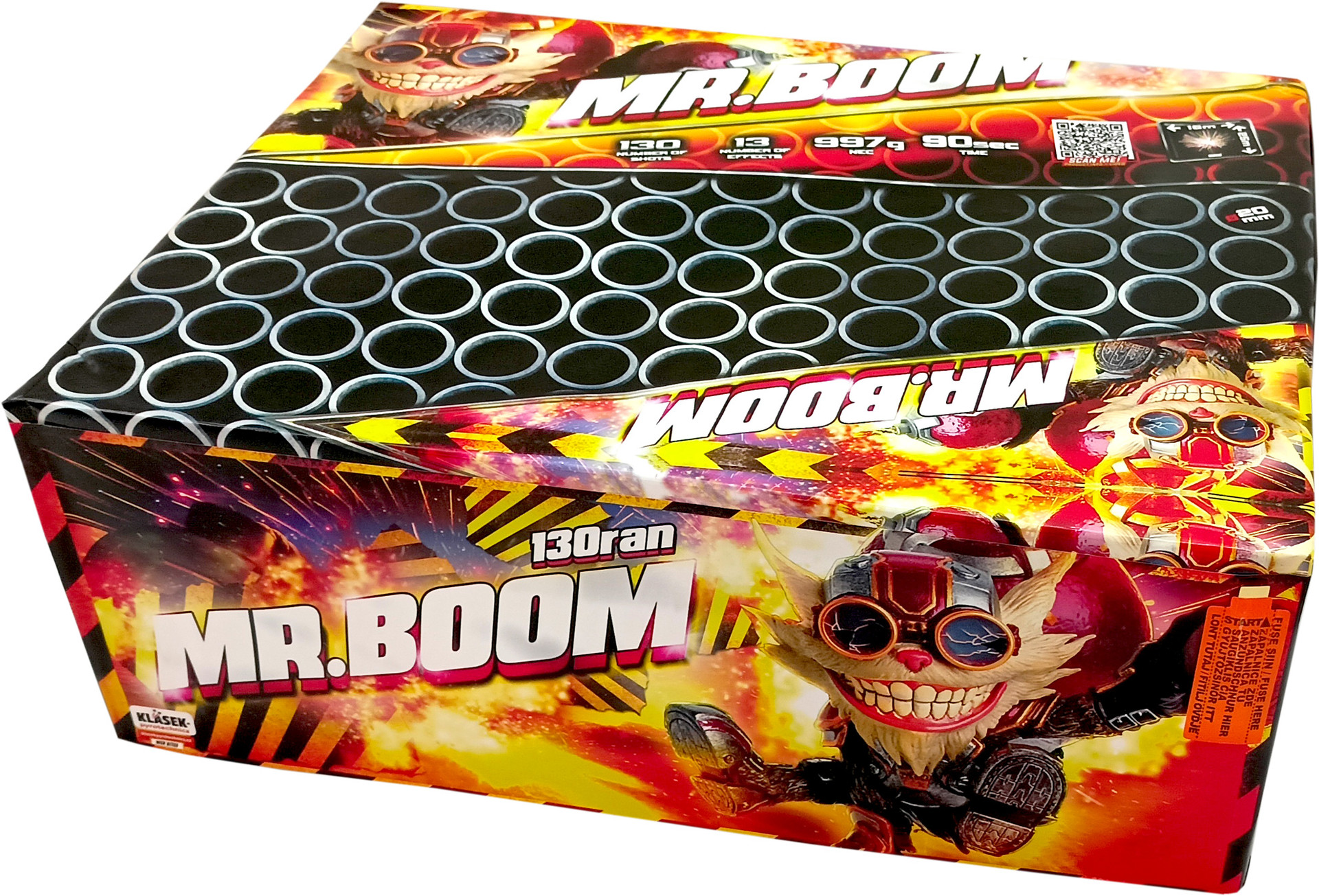 Pyrotechnika kompakt 130 ran - 20mm Mr.Boom | ☀️ Zbraně a střelivo Šubrt